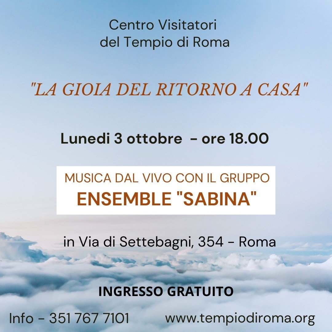 Upcoming Events – TempioDiRoma.org